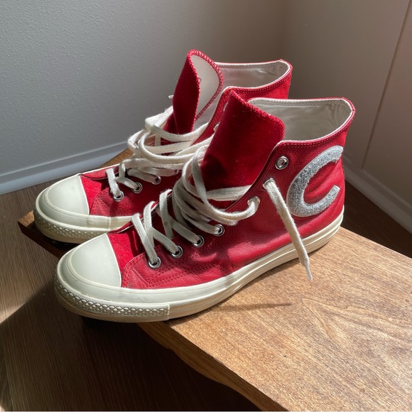 Converse | Shoes | Vintage Varsity Letter Converse Mens Size 9 Lightly ...